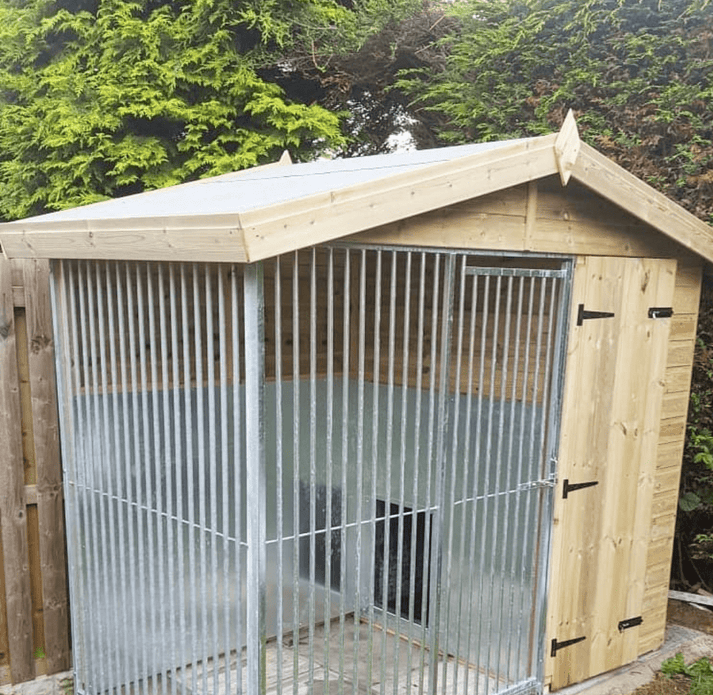 Single Dog Kennel - 8ft x 4ft