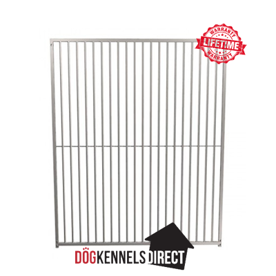 Galvanised Dog Panel - 2m x 1.84m With 8cm Bar Gap For Sale