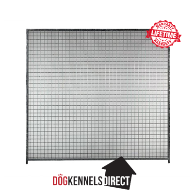 Galvanised Mesh Dog Kennel Panel - 2m x 1.84m For Sale